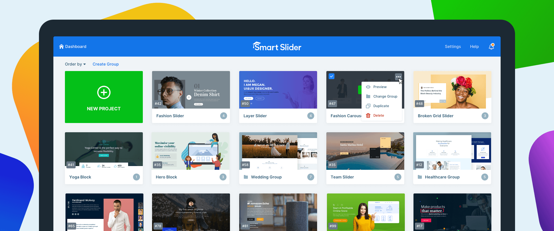 Smart Slider 3.4 - Nebula — The new way to build a slider