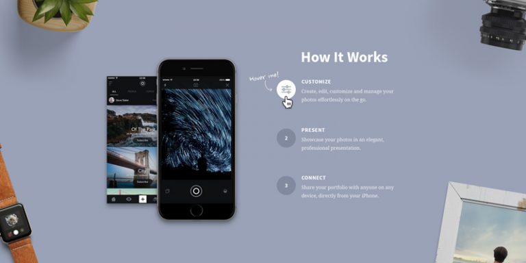 Product showcase landing page — Smart Slider 3 — WordPress Plugin