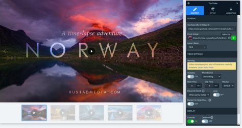 Free YouTube Slider — Smart Slider 3 — WordPress Plugin