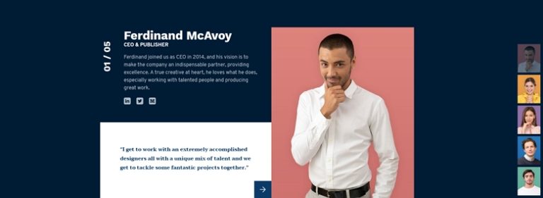 16 Inspiring Examples of Stunning Modern Homepage Sliders