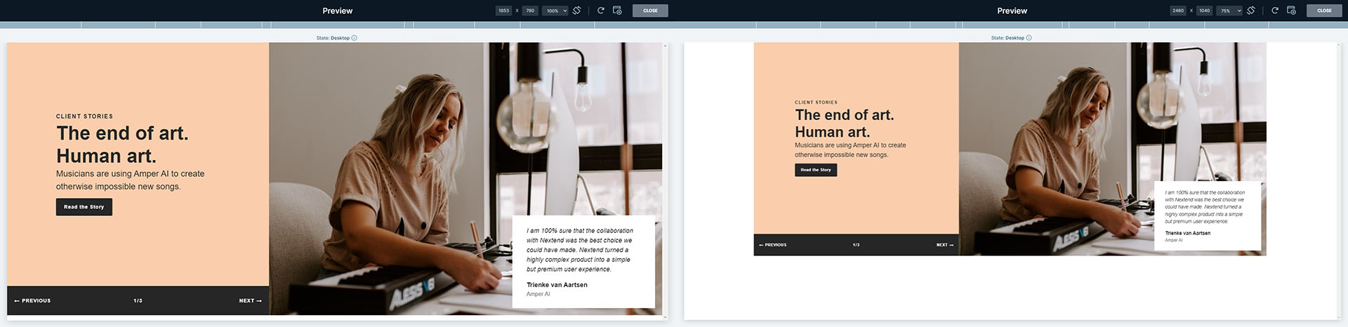 Client Stories Smart Slider 3 WordPress Plugin