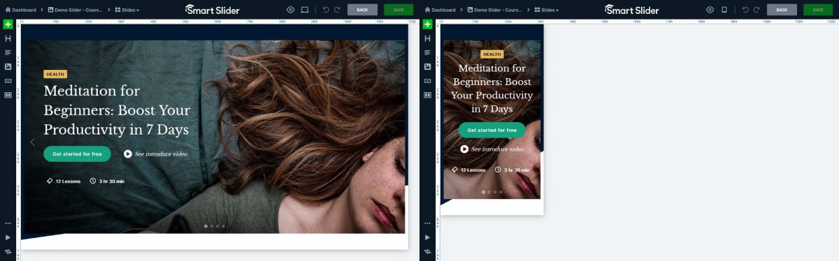 Courses — Smart Slider 3 — WordPress Plugin
