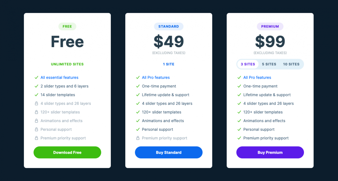 Announcing Smart Slider Pro New Pricing Model and Plans