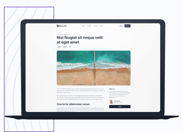 Monolith Boxed Slider — Smart Slider 3 — WordPress Plugin
